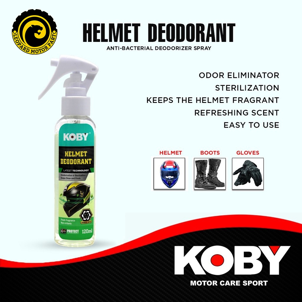 KOBY HELMET DEODORANT MOTORCYCLE PARTS GEAR Cleanning Fast ...