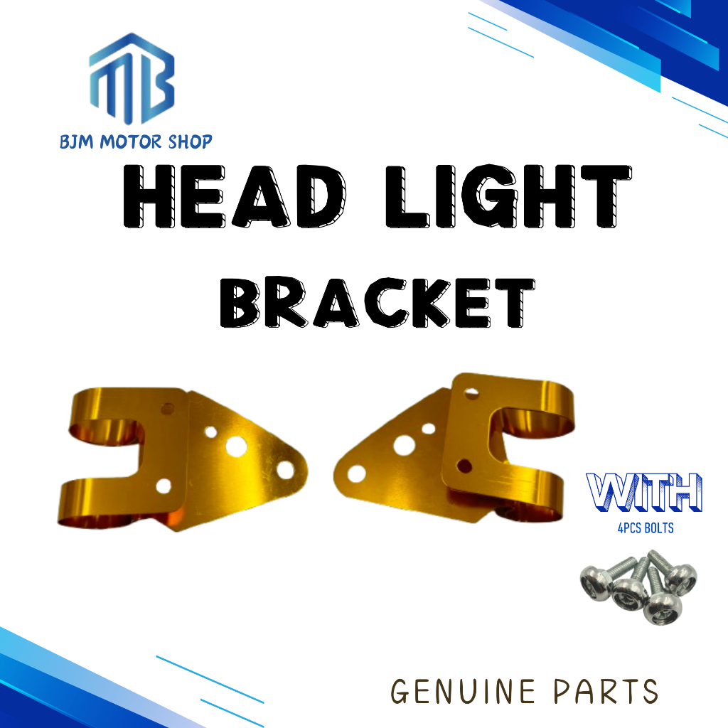 HEAD LIGHT BRACKET UNIVERSAL WITH BOLTS FOR MOTORCYCLE | Shopee Philippines
