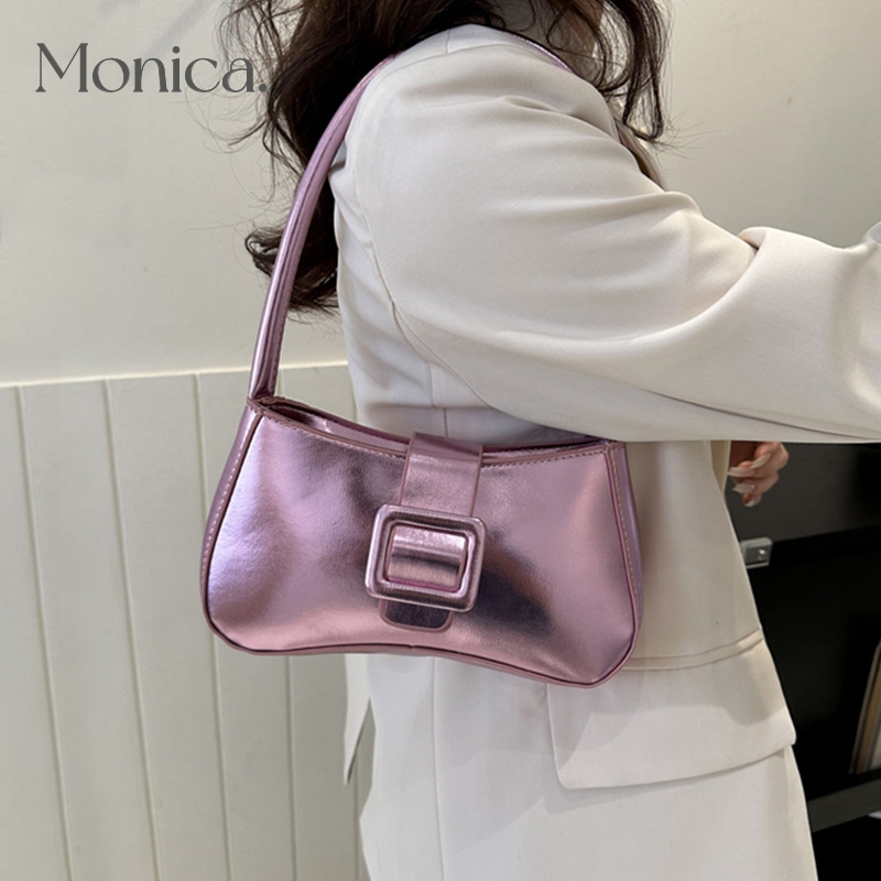 【Monica】Women's Fashion Sling Bag Women Simple Diagonal Bag 2025 New ...
