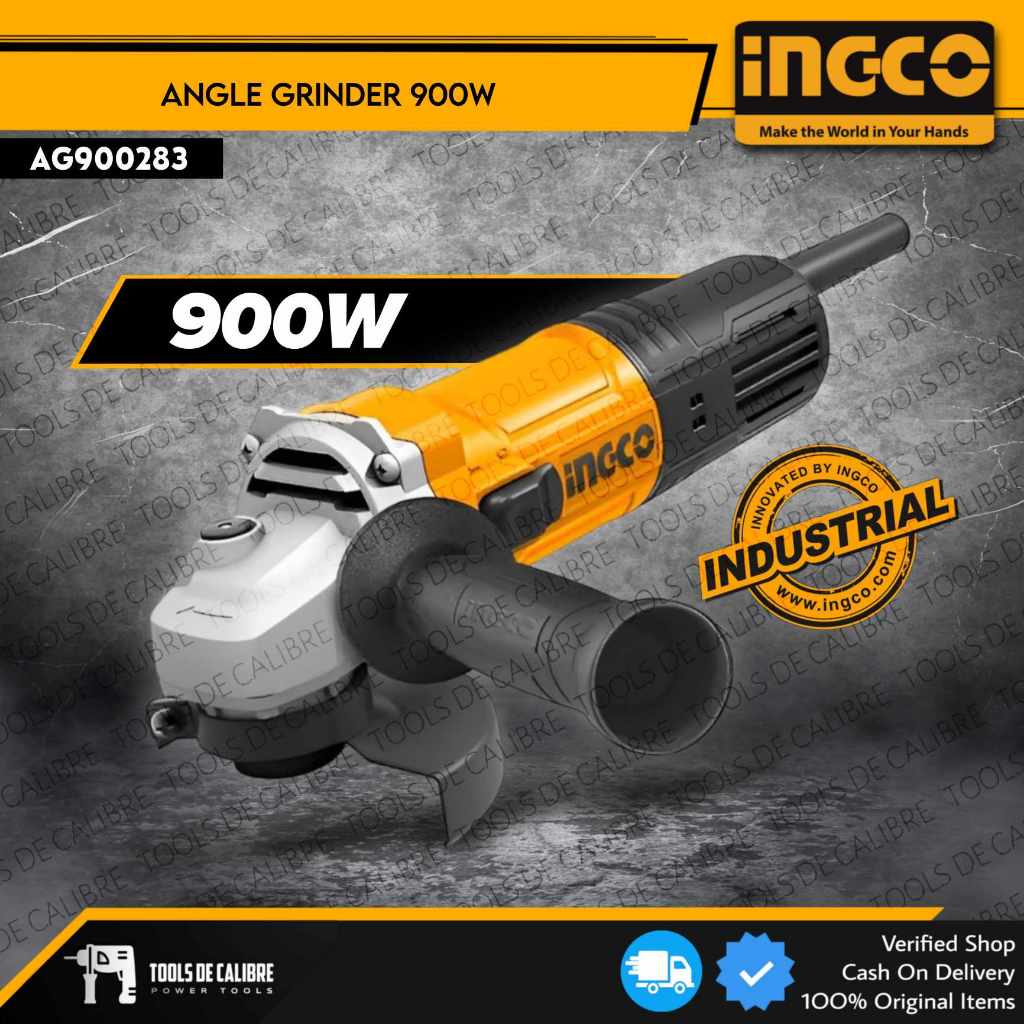INGCO Angle Grinder 900W AG900283 INDUSTRIAL | Shopee Philippines