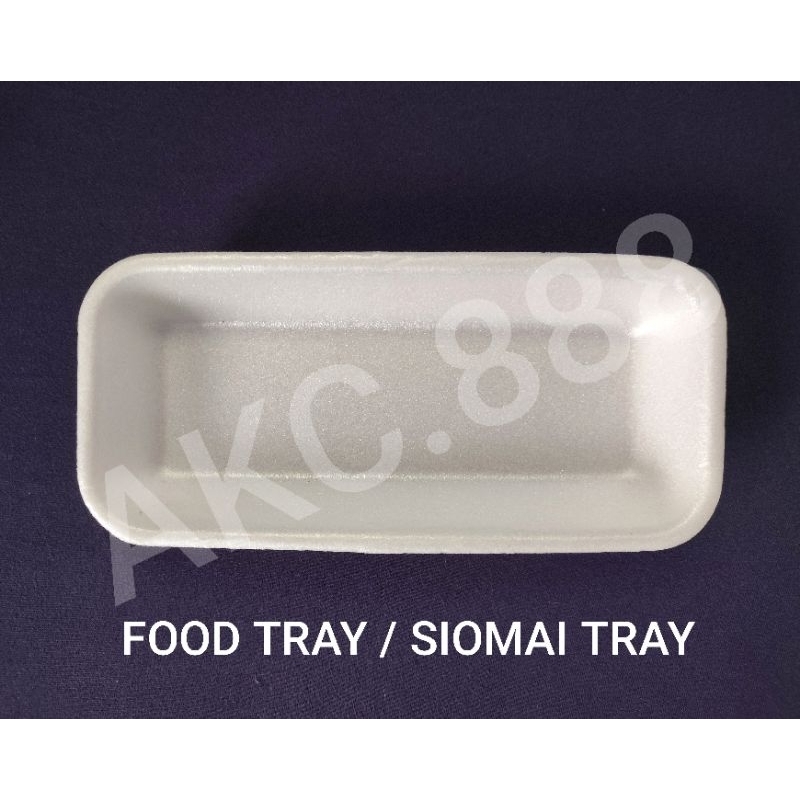 50pcs - Styro Siomai Tray, Styro Hotdog Tray, Styro Food Tray | Shopee ...