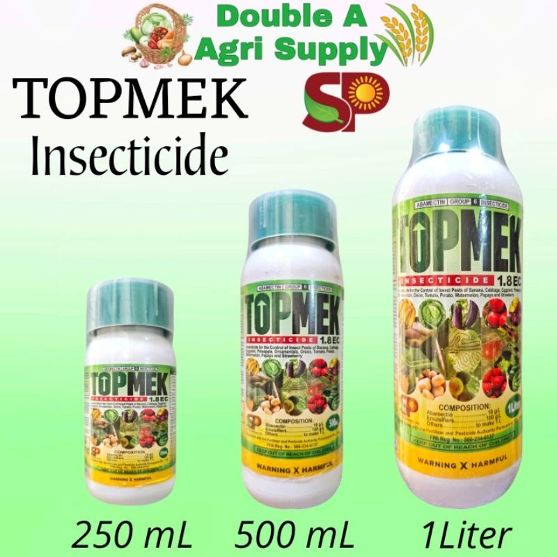 Topmek (Abamectin) 1.8 EC Insecticide / Pests Control - S&P | Shopee ...