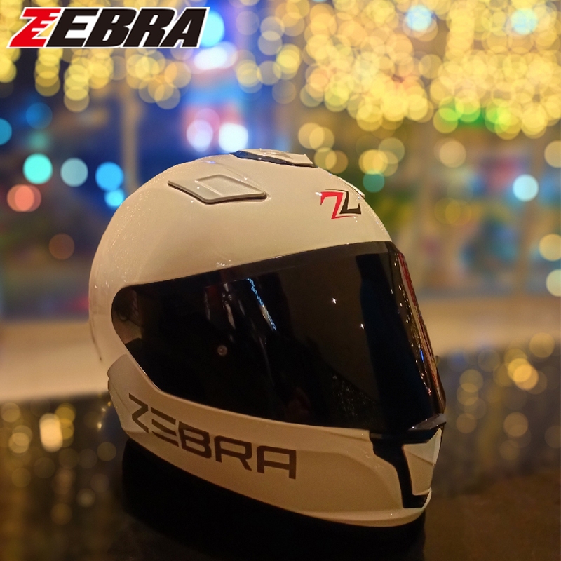 ZEBRA FF655 NIFTY Full Face Helmet Single Visor For Motorcycle Men And ...