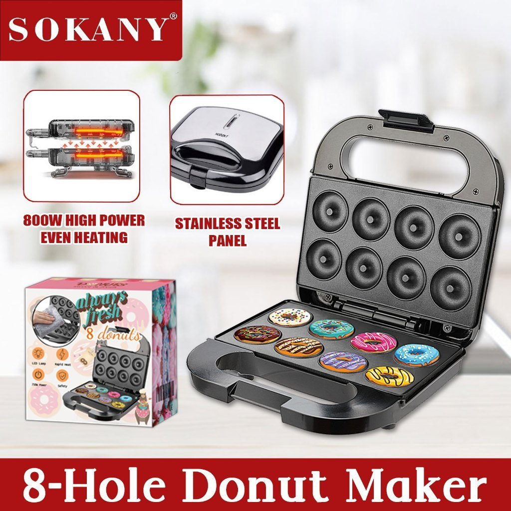 Donut Maker/Waffle Maker/ MINI Donut Hotdog Maker Sandwich Breakfast ...