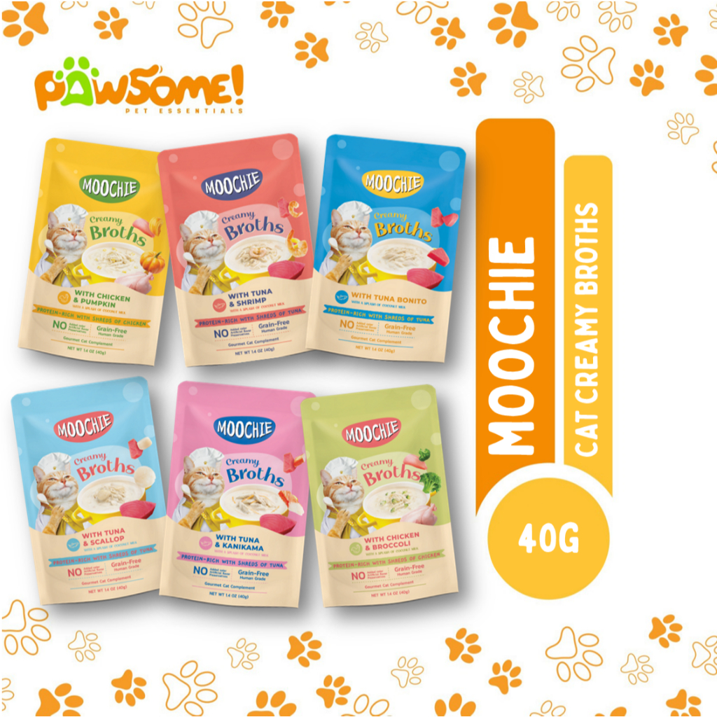MOOCHIE CAT CREAMY BROTHS 40G | Shopee Philippines