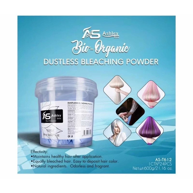 Ashley Shine Organic Dustless bleaching powder 600g | Shopee Philippines