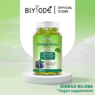 BIYODE Ginkgo Biloba Gummies Relieve Anxiety, Tension, Inhibit ...