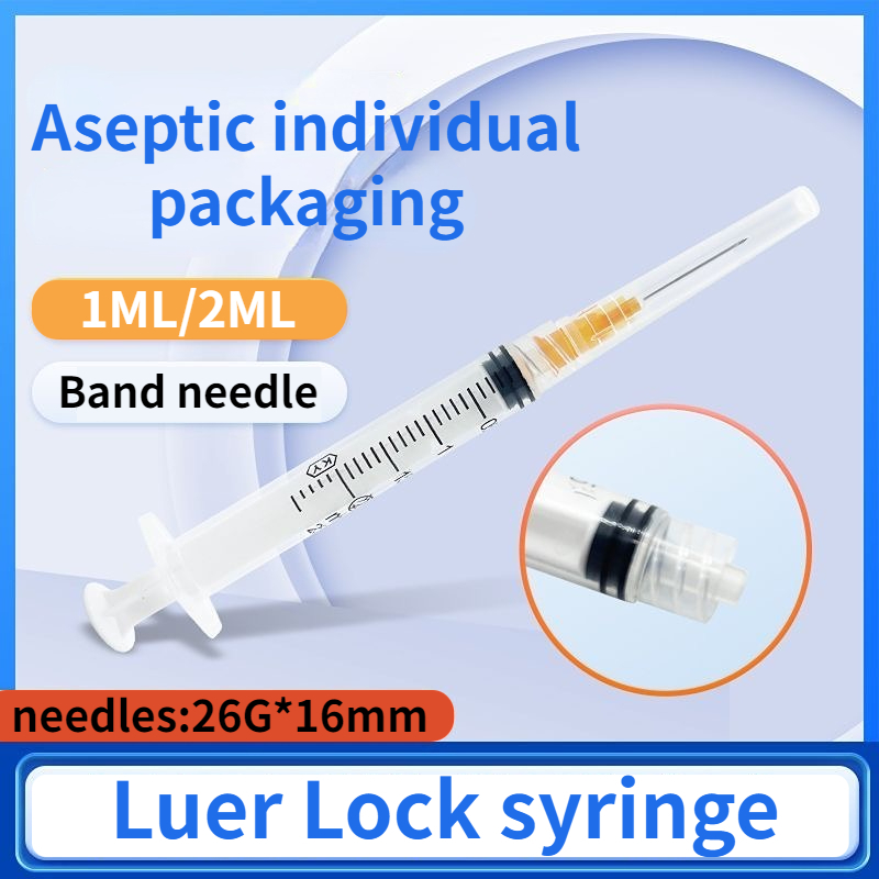 disposable 1ML/cc 2ML/cc 100pcs/box Luer Lock syringe Band needle Dental syringe | Shopee ...