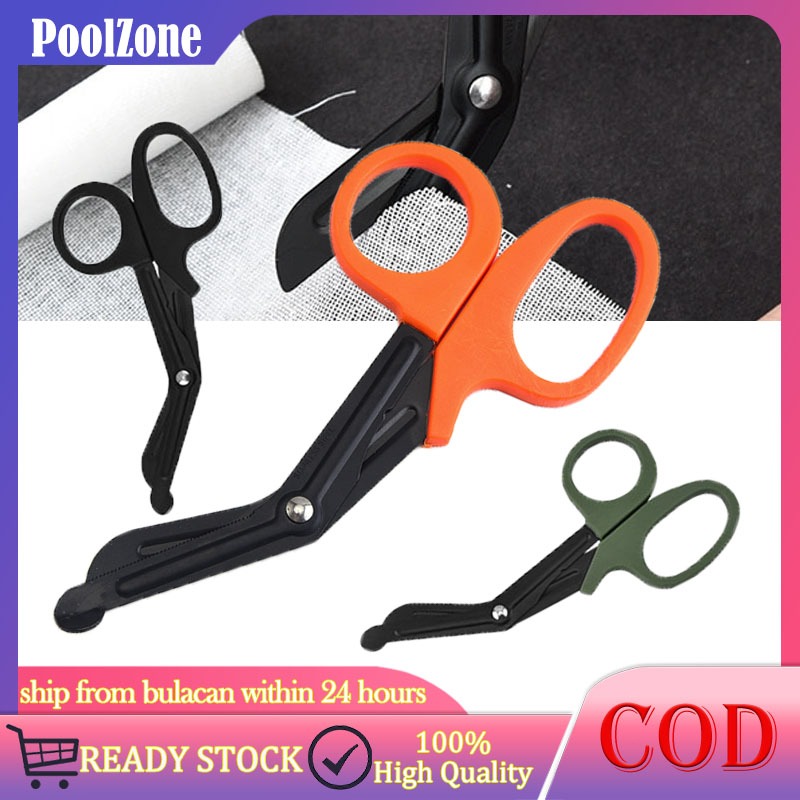 Survival Medical Scissors Emergency Rescue Bandage Cutter Trauma Shears ...