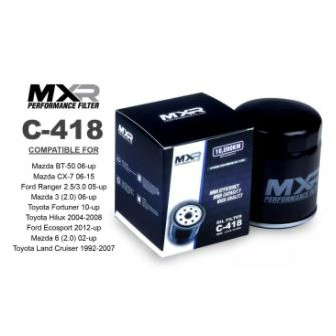 MXR OIL FILTER C-418 FOR Mazda BT-50 06-up Mazda CX-7 06-15 Ford Ranger ...