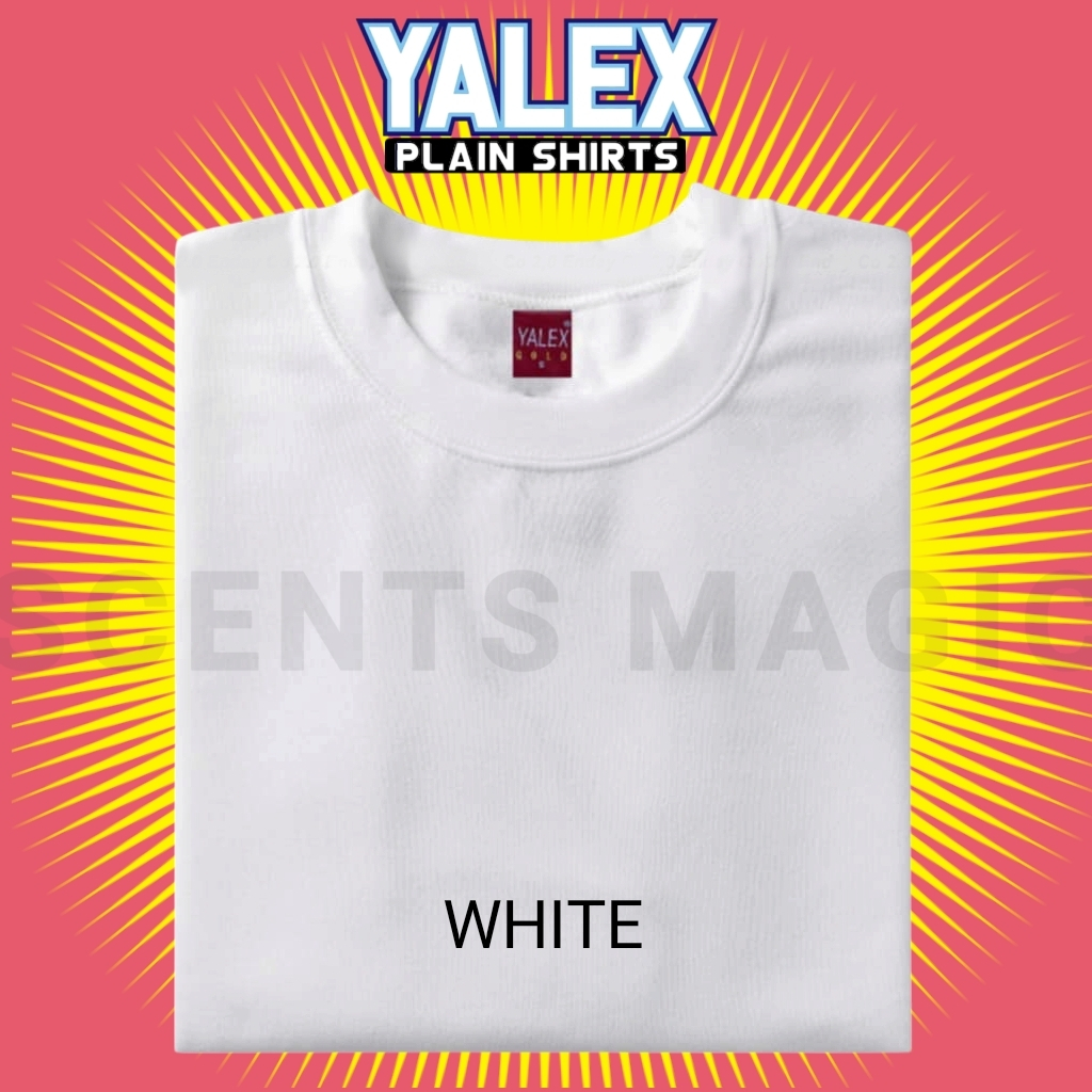 YALEX Plain Shirt ( WHITE ) for Kids / for Adult /Direct supplier /New ...