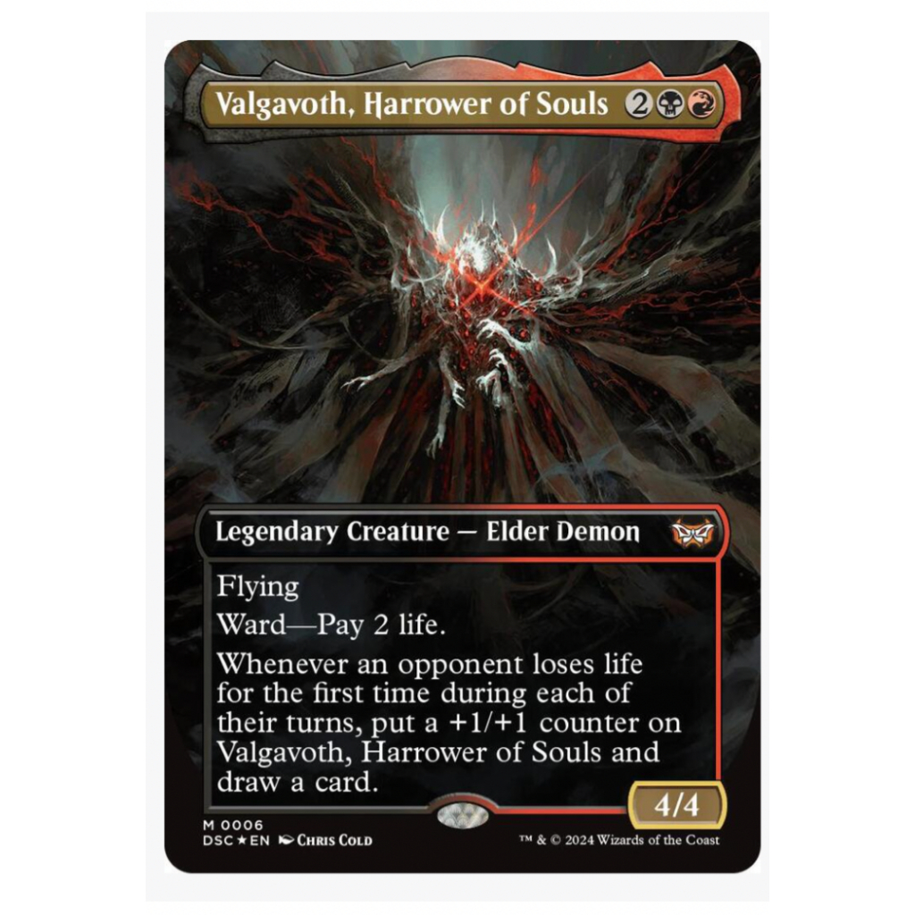Valgavoth, Harrower of Souls (Borderless) - Commander: Duskmourn: House ...