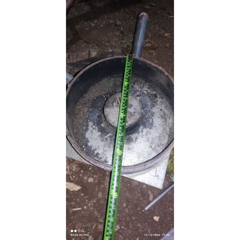 14 inches chamber 4.5 inches buner kalan de used engine oil/mantika ...