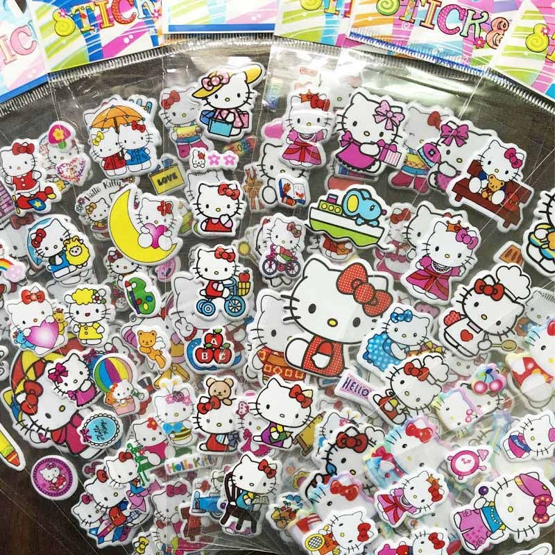 Hello Kitty Waterproof Sticker Diy Luggage Sticker Gift Toy Decoration ...