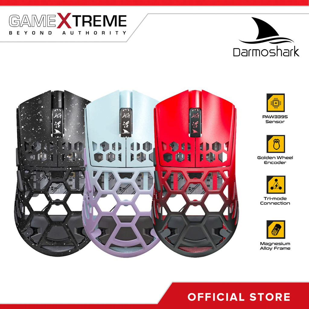 Darmoshark M2 Daero Tri-Mode Wireless Ultralight Gaming Mouse | Shopee ...