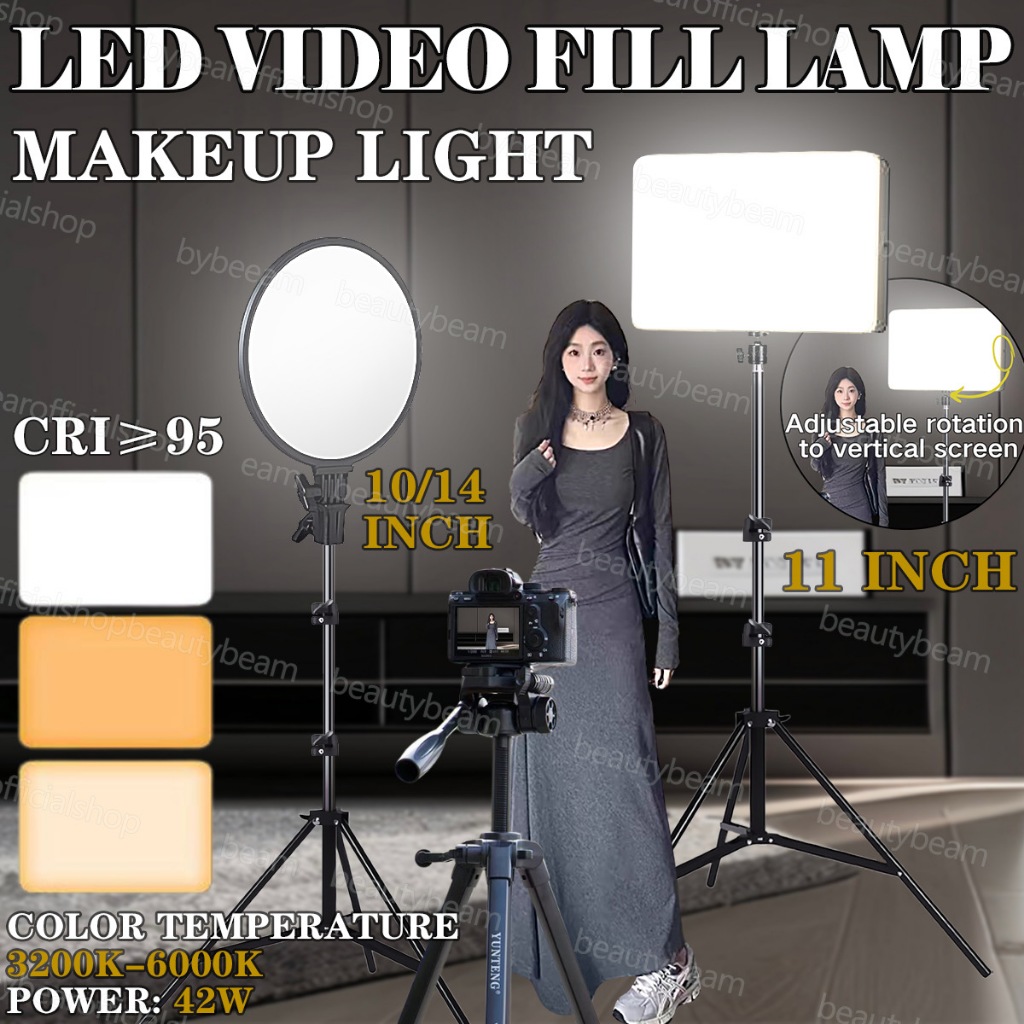 Makeup Light LED Video Fill Light Kit Fill Lighting Studio Photography ...