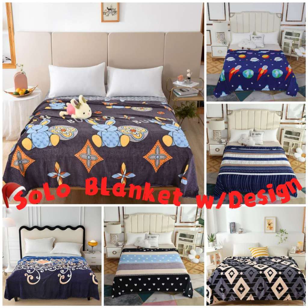 Tnc Microfiber Blanket With Design (Single Blanket) | Shopee Philippines