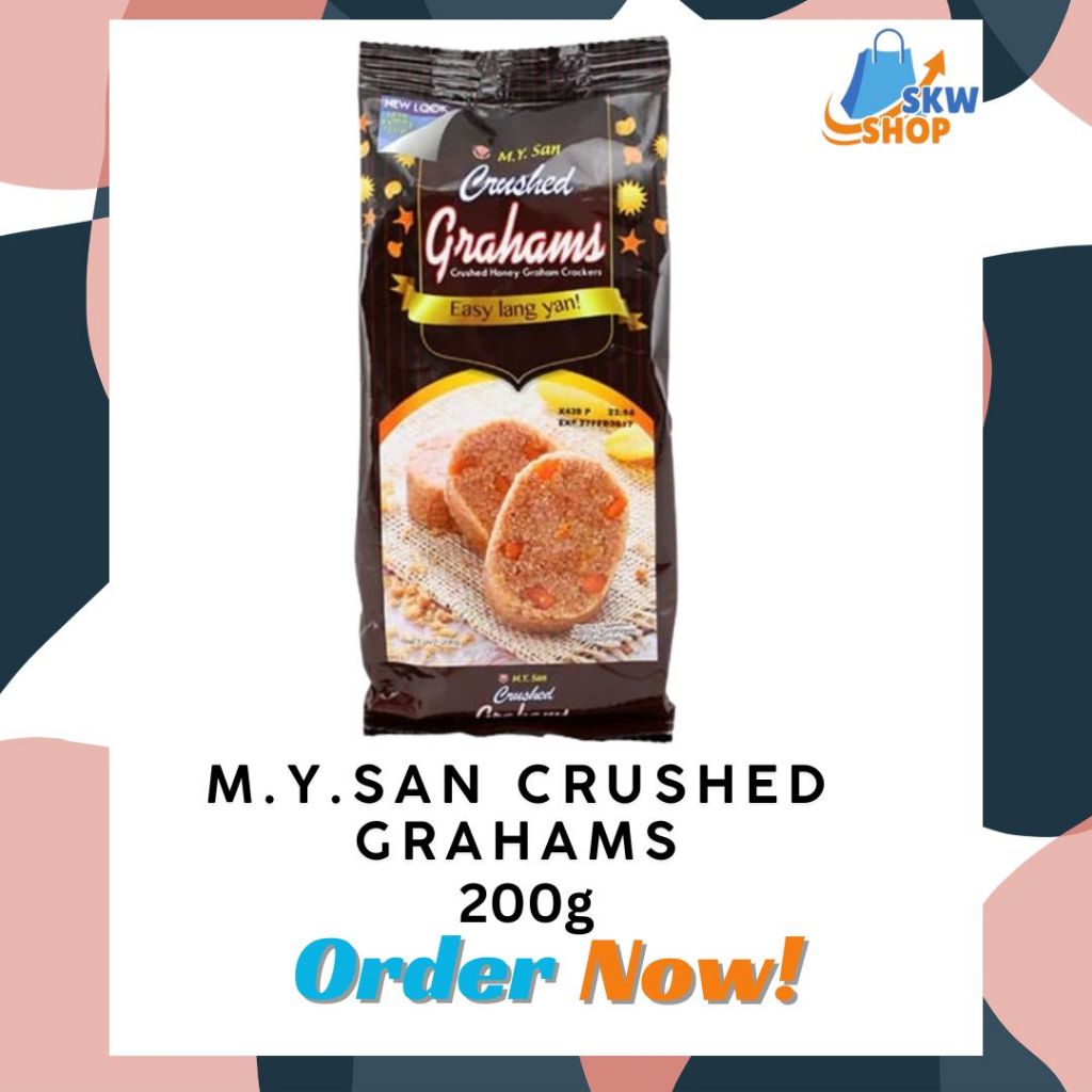 M.Y San Crushed Grahams (200g)for your Dessert and cake and snacks ...