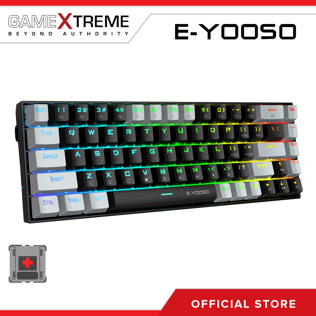 E-Yooso Z 686 Rgb Mechanical Gaming Keyboard | Shopee Philippines