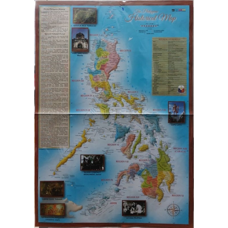 The Philippine Historical Map (By 3pcs) | Shopee Philippines