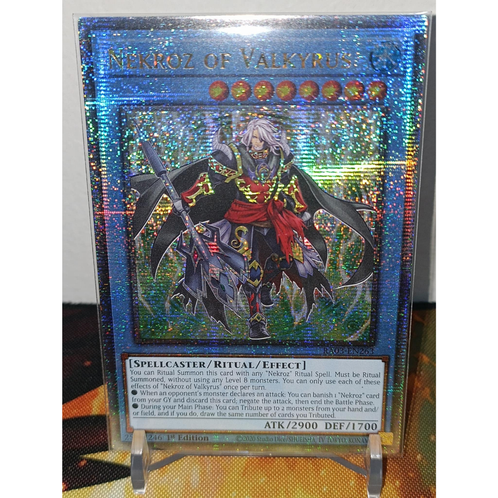 Nekroz of Valkyrus | RA03-EN263 | Quarter Century Secret Rare | Shopee Philippines