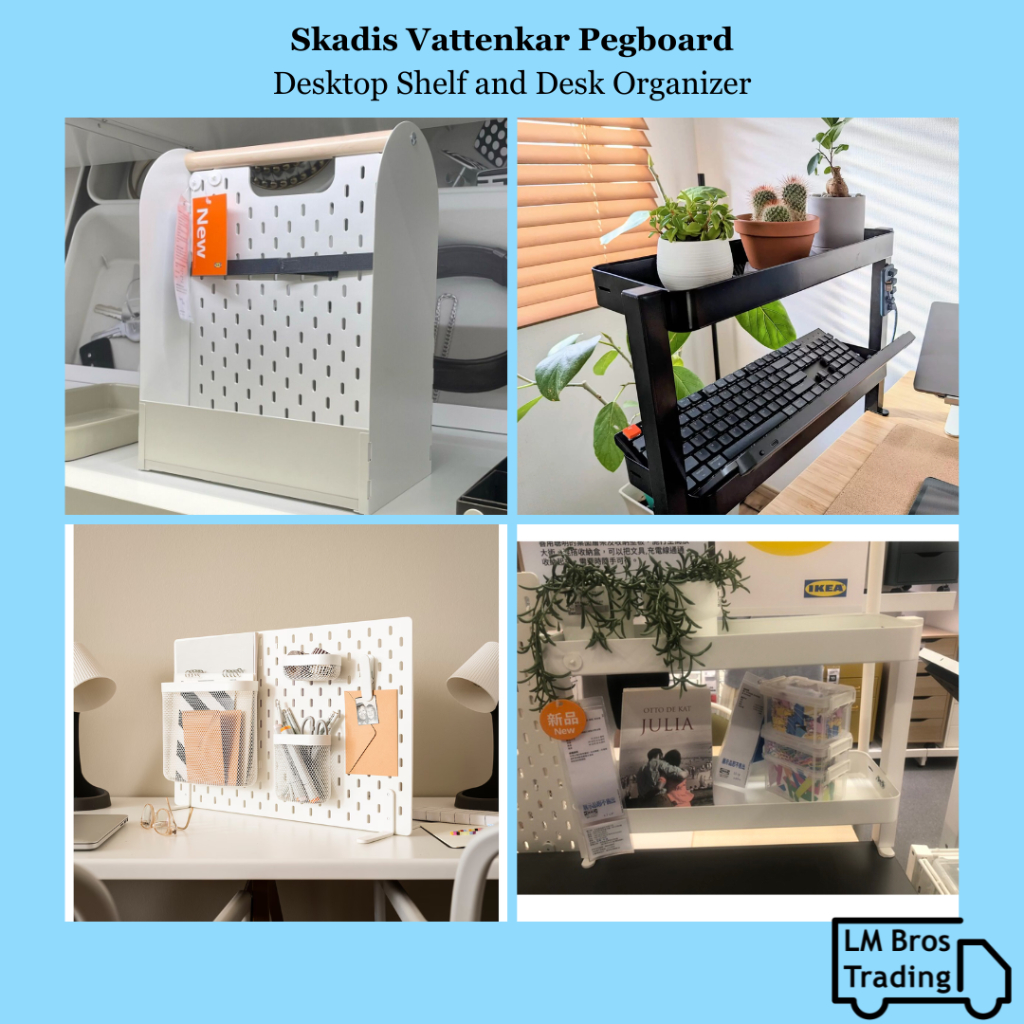 Skadis, Vattenkar Pegboard, Desktop Shelf and Desk Organizer | Shopee ...
