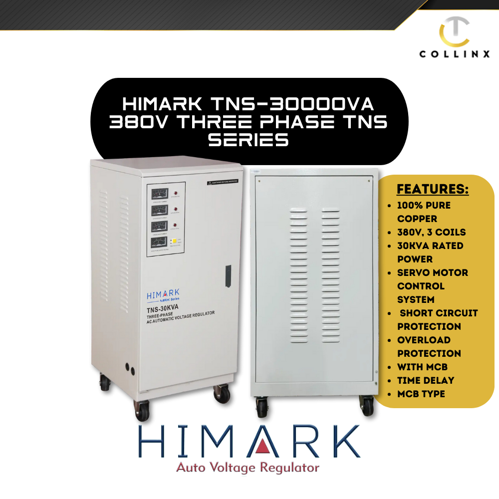 HIMARK TNS-30000VA 380V AVR THREE PHASE TNS SERIES | 100% Pure Copper ...