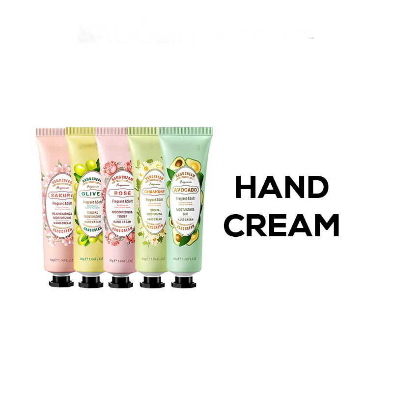 SADOERLADY Avocado Refreshing Non-Greasy Moisturizing Soft Hand Cream Whitening | Shopee Philippines
