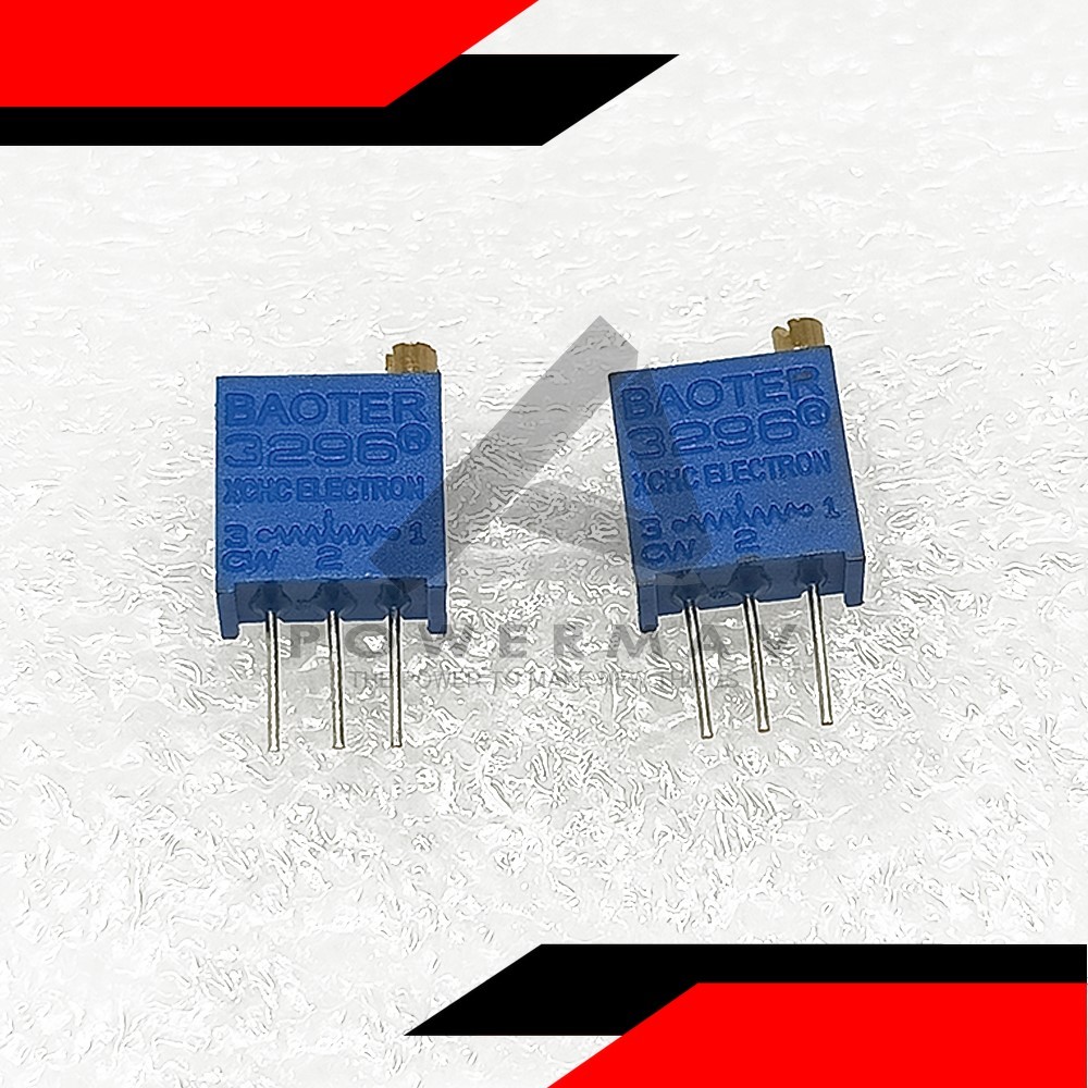 2pcs 10k potentiometer blue 3296w 3296 variable resistor Square trimpot ...