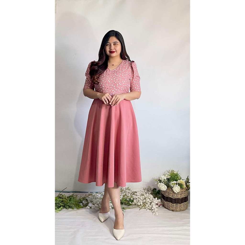 Coleen Combi Elegant dress | Shopee Philippines