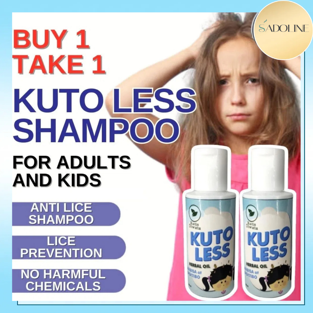 Sadoline~BUY 1 TAKE 1 KUTO LESS HERBAL OIL 60ML Hair Herbal Oil Lice ...