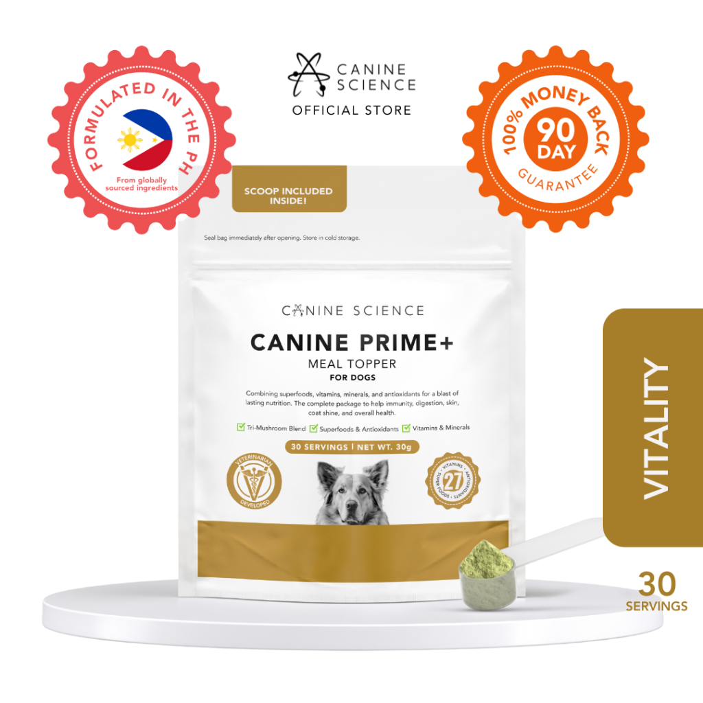 CANINE SCIENCE Canine Prime+ Meal Topper for Dogs (30g per pack ...