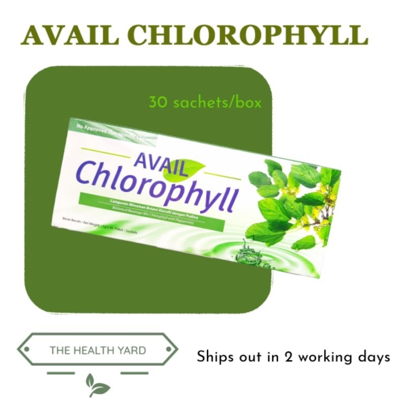 Chlorophyll Healthy Drink with Free Body Wash or Shampoo (Herbal Scent ...