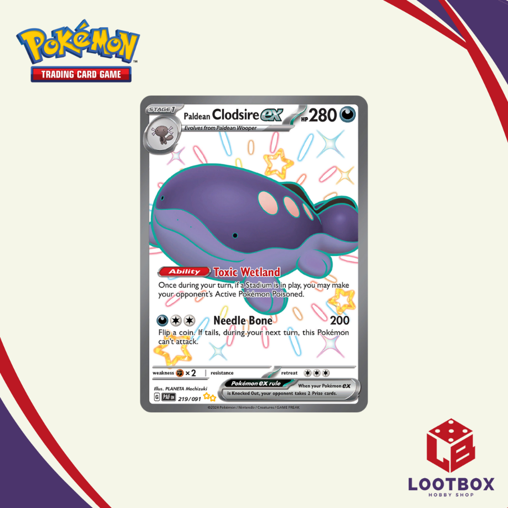 Pokemon Card Game: Paldean Clodsire ex - Paldean Fates | Shopee Philippines