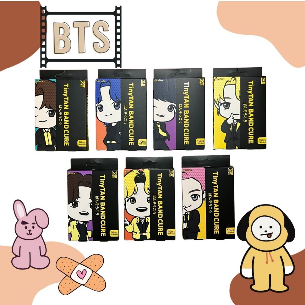 DAISO KOREA - BTS Bandage Bandcure Band-aid Butter Dynamite Made in Korea | Shopee Philippines