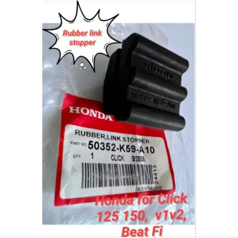 RUBBER LINK STOPPER HONDA CLICK 125i 150i V1,V2,V3 BEAT Fi | Shopee ...