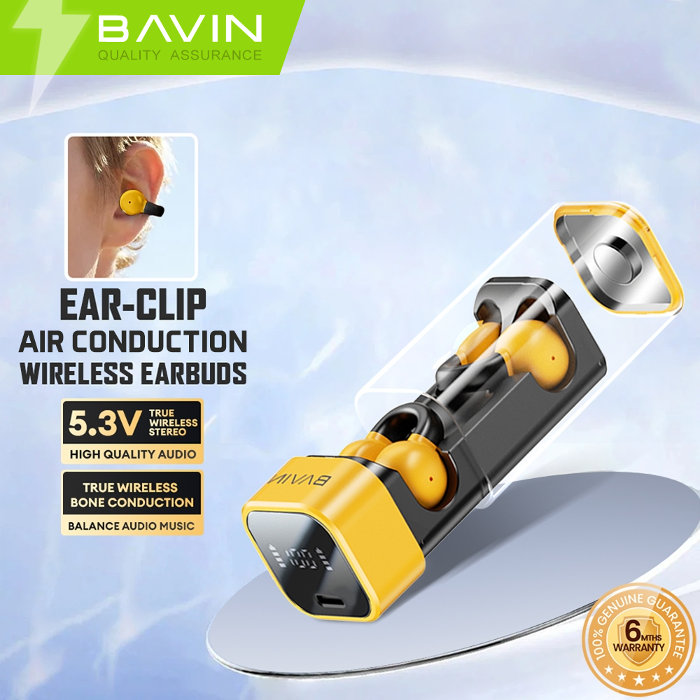 BAVIN BA68 TWS Bluetooth Earcuffs Air Conduction Headset Bluetooth ...