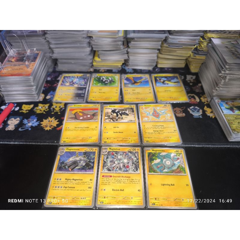 Pokemon TCG Surging Spark Lightning Type Common/Uncommon/Reverse ...