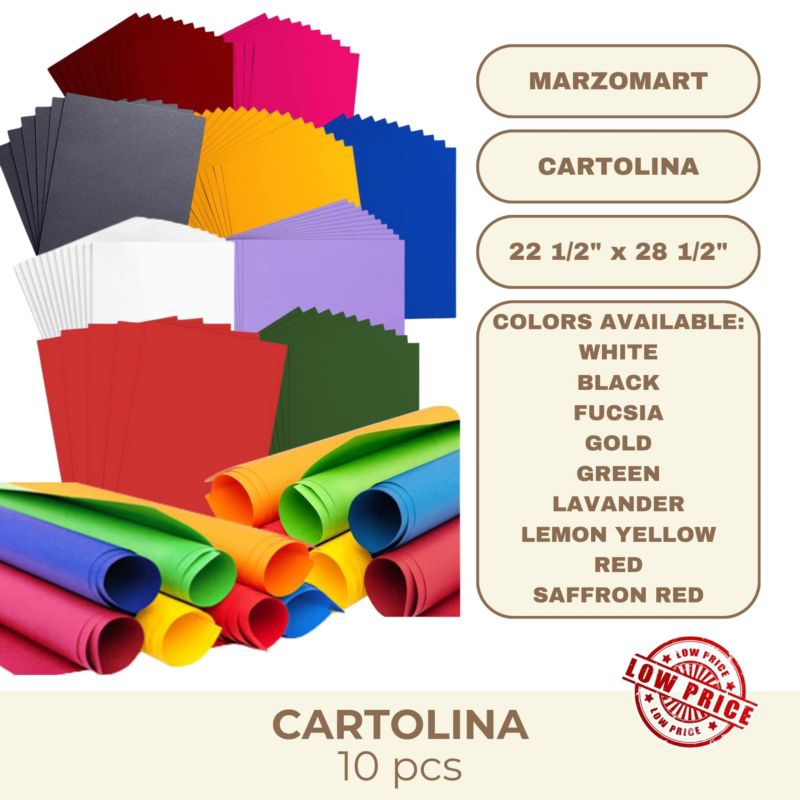 Cartolina 10 Sheets per Pack | Shopee Philippines