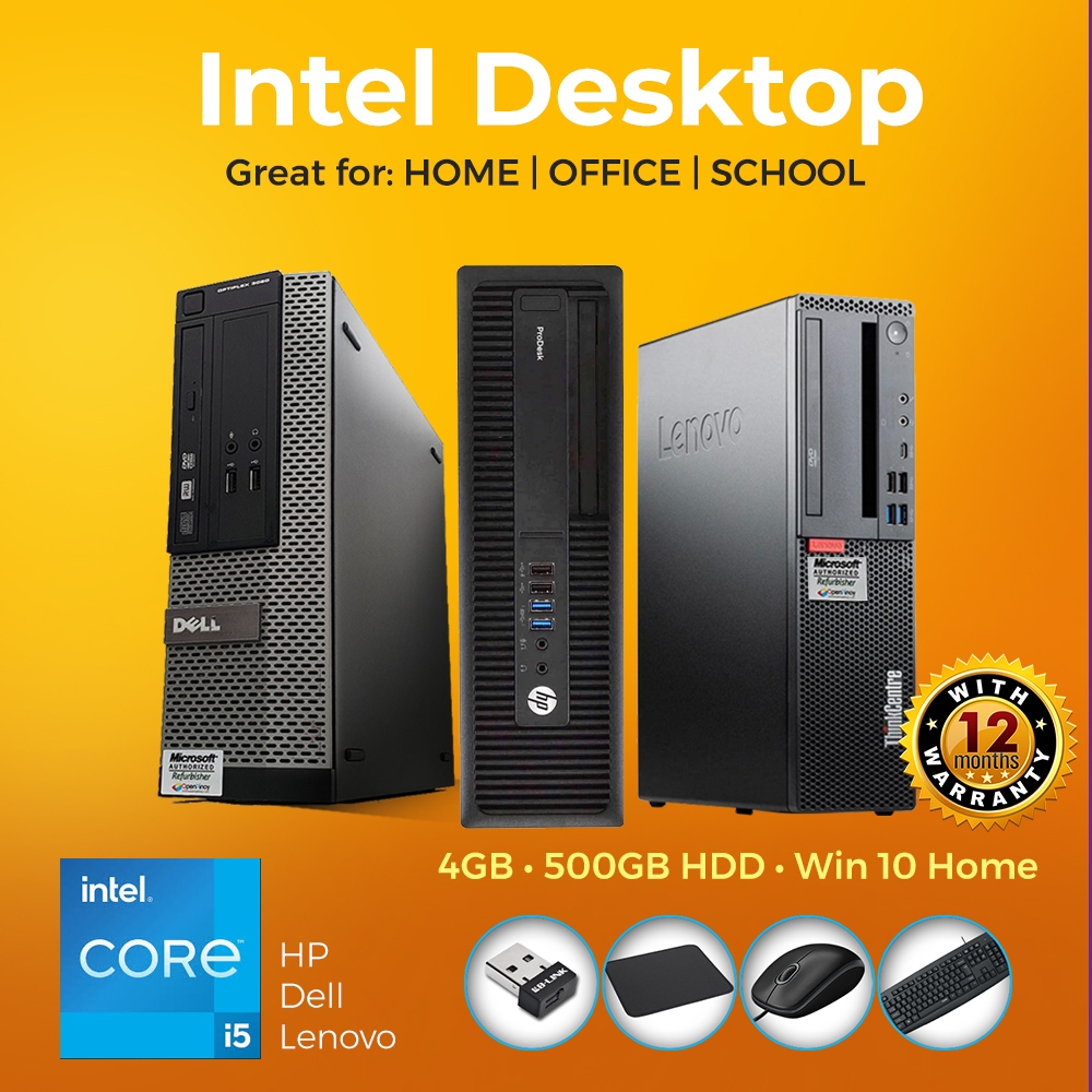 Intel Core i5 - Desktop PC | 4GB RAM | 500GB HDD | Affordable & High ...