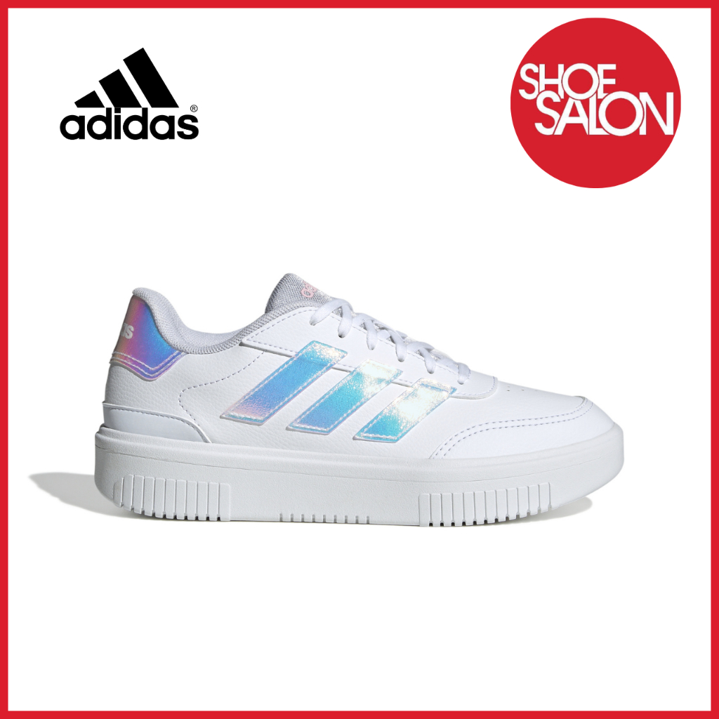 SHOE SALON Adidas COURTBLOCK BOLD Women's Shoes Cloud White/Cloud White ...