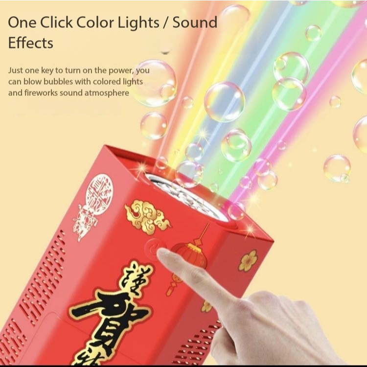 Fireworks Bubble Machine LED colorful Lights Shine Brightly and Night ...