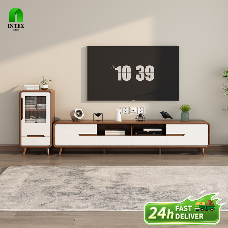 INTEX Wood Tv Rack Nordic TV Cabinet 120/140/160CM TV Table Modern ...