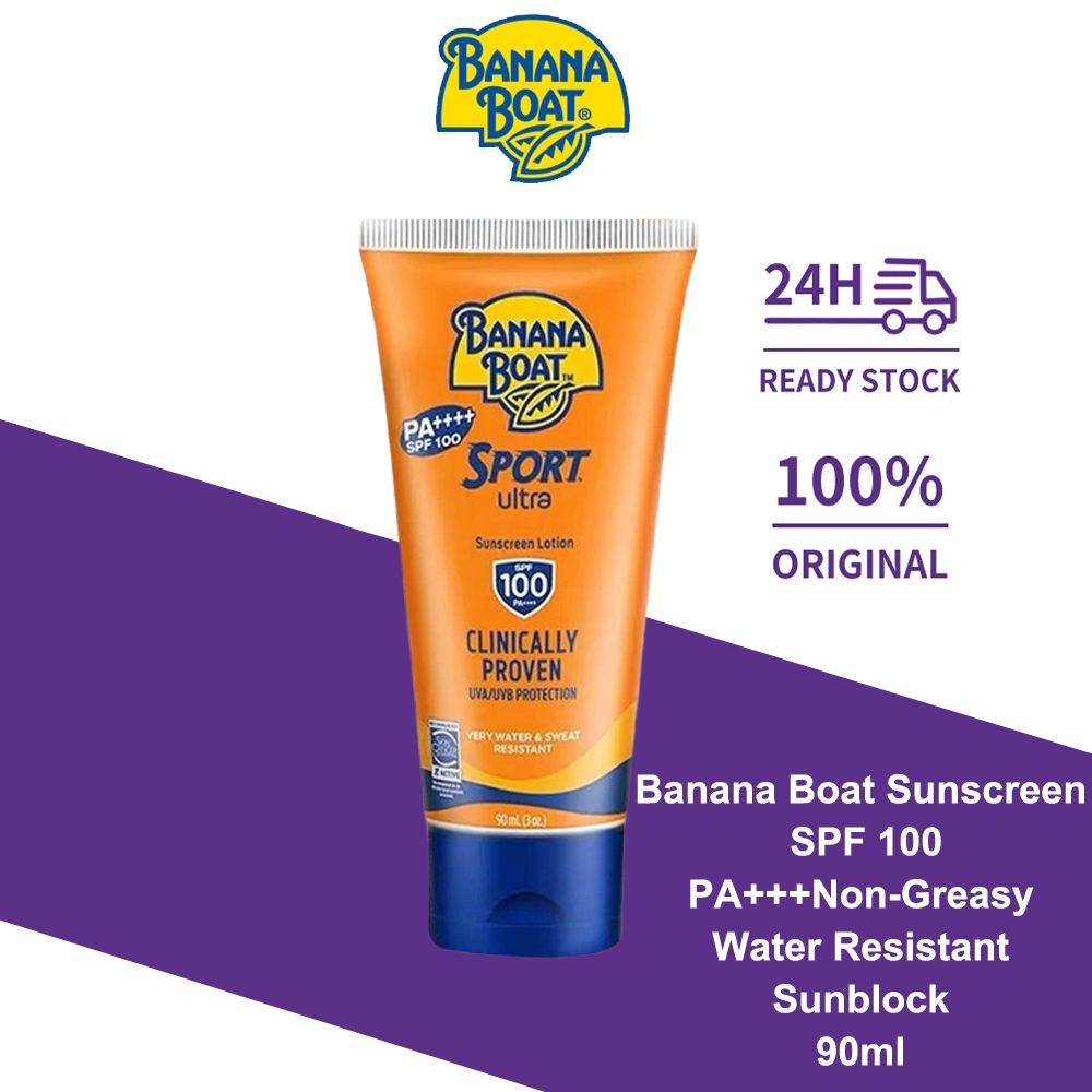 Banana Boat Sunscreen SPF 100 PA+++Non-Greasy Water Resistant Sunblock ...