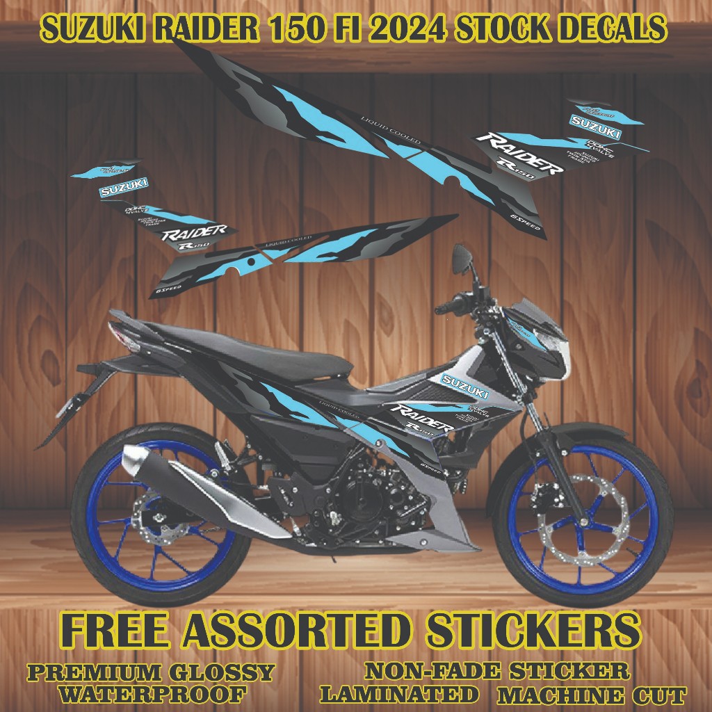 Suzuki Raider decals 2024 Design Raider 150 Accessories /Raider 150 ...