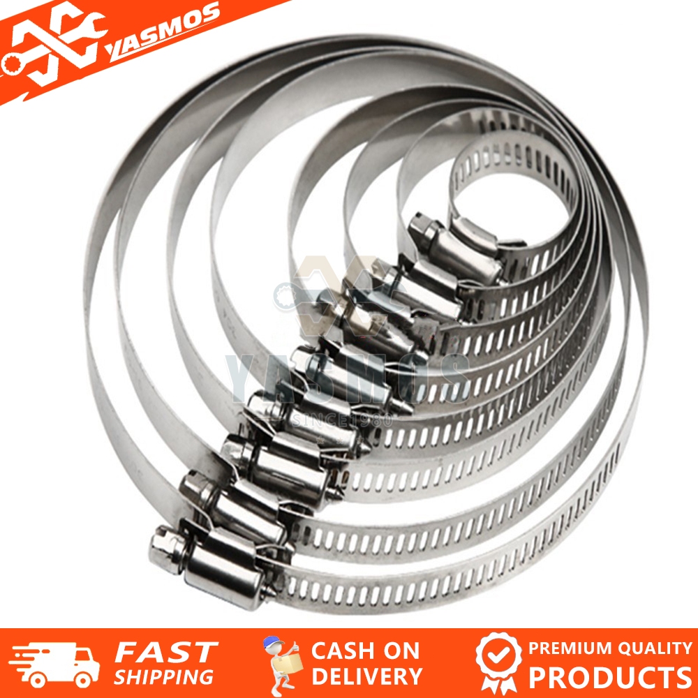 304 adjustable stainless steel pipe clamp throat hoop clamp fixed water ...