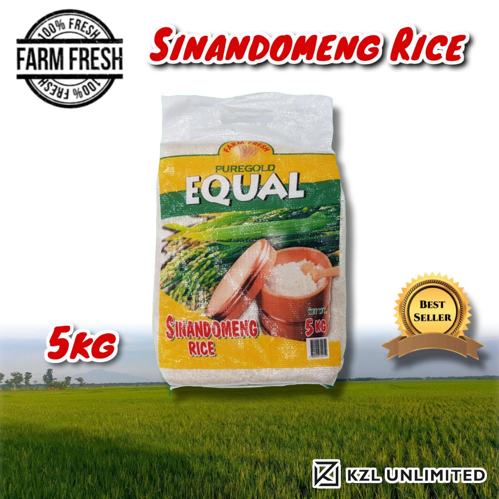 KZLU EQUAL Sinandomeng Rice 5Kg | Shopee Philippines