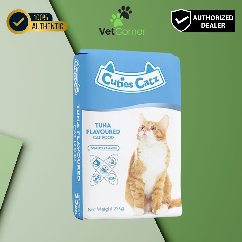 Cuties Cats - Tuna Flavored - 22kg - Dry cat food | Shopee Philippines