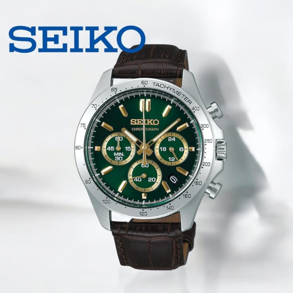 Seiko Selection Quartz Chronograph (Vertical Three Eyes) SBTR005 Men's ...