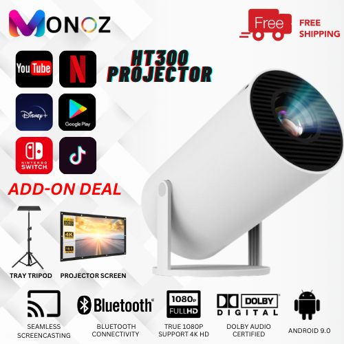 HY300 Pro Portable Projector with HDMI/USB | Murang Home Cinema ...